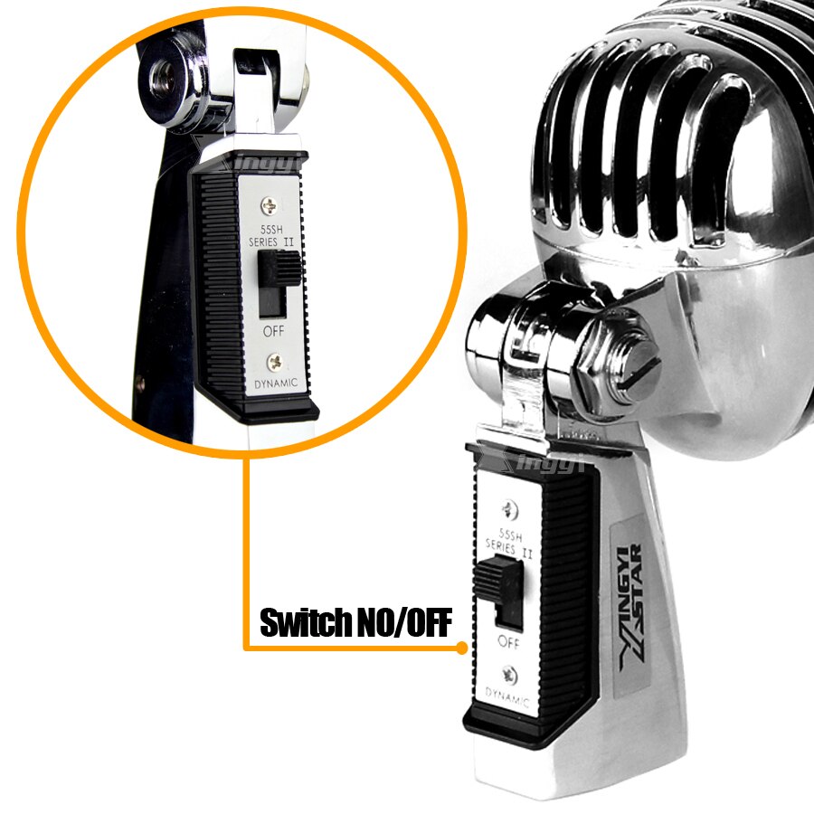 55 SH ll Metal Microfono Vocal Dynamic Retro Vinta... – Grandado