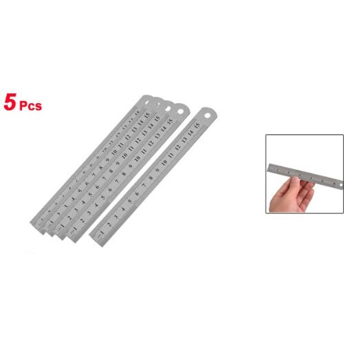 BLEL 5 Pcs Dual Side Marked 15cm 6 inch Stainless ... – Grandado