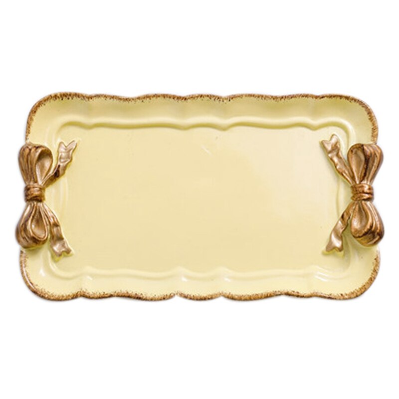 European Style Bow Cake Storage Trays Makeup Organ... – Grandado