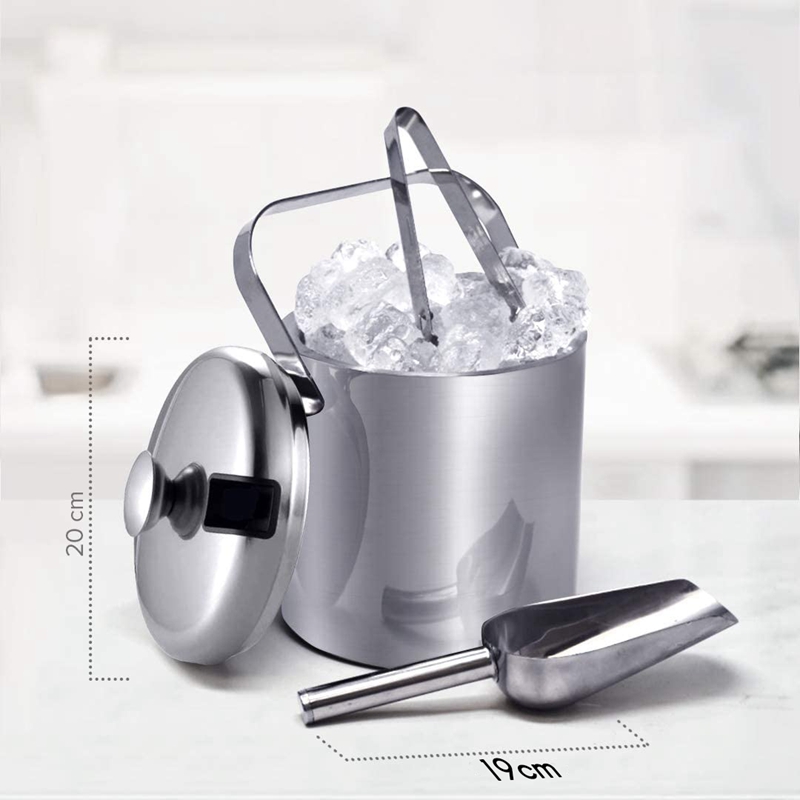 Ice Bucket 1.3L For Cold Drinks, Insulated Bucket ... – Grandado