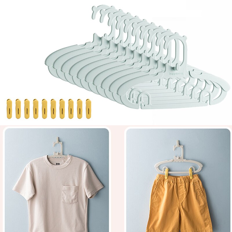 Colgador de ropa para niños y bebés, estante de al... – Grandado