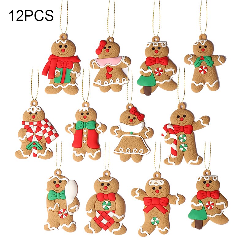 home decorations Christmas tree ornaments Gingerbr... – Grandado