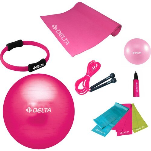 Delta 55 cm Ultimate Fuchsia Pilates Set-UNC – Vicedeal