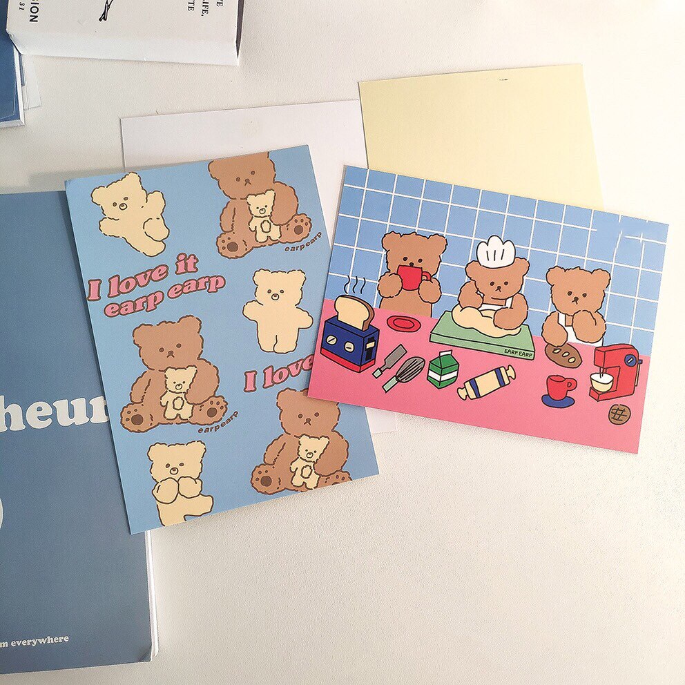 Korea cartoon cute bear craft paper DIY scrapbooki... – Vicedeal