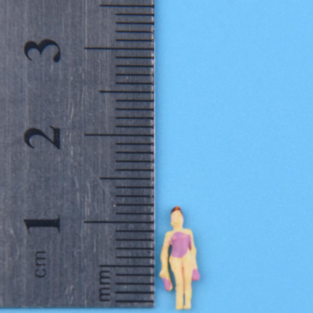 50pcs N Scale 1:150 Different Poses Painted swimmi... – Vicedeal