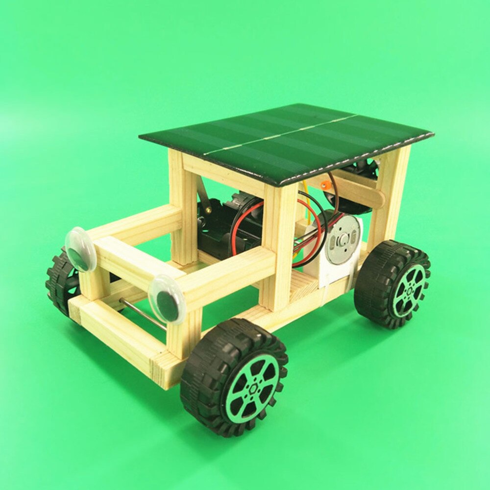 1pcs Assembly Wooden DIY Solar Car Funny Scientifi... – Grandado
