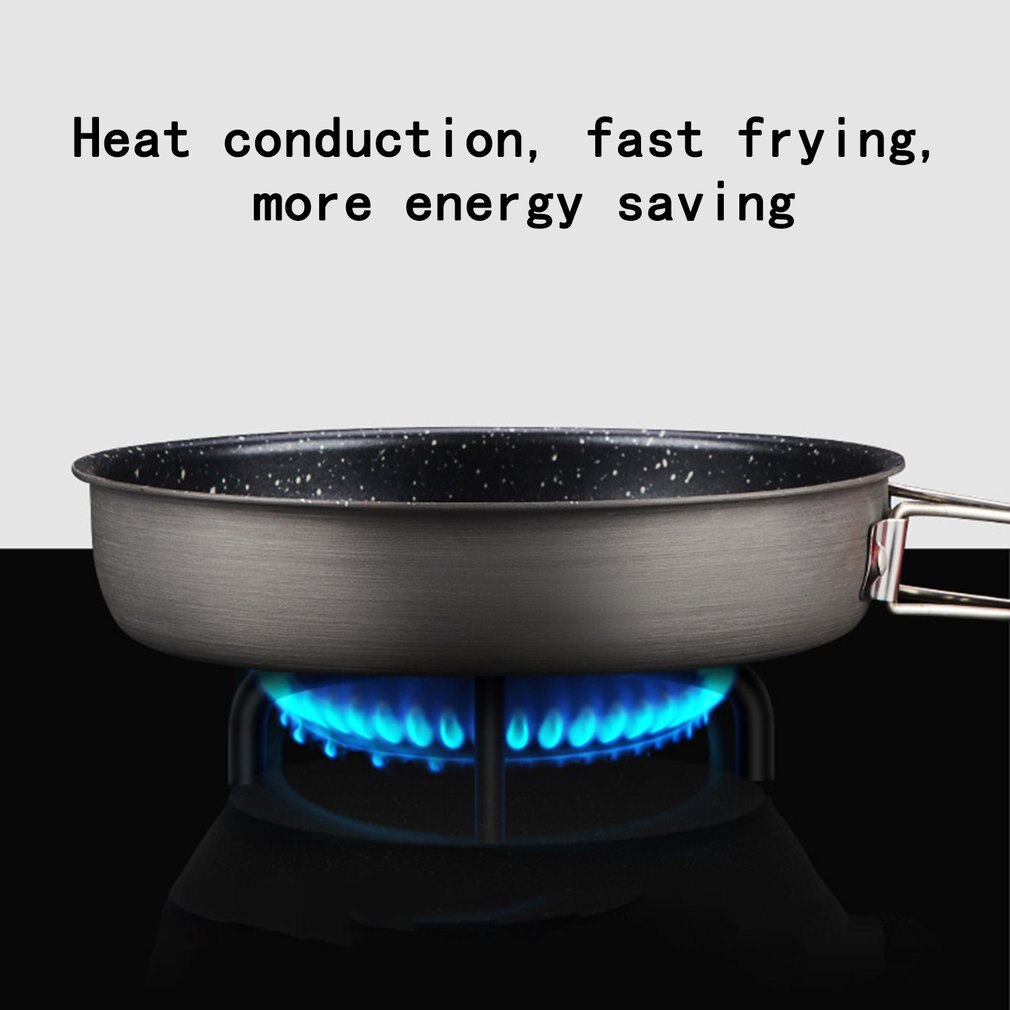 Outdoor Portable Heat Gathering Wok Pan 180mm Non-... – Grandado