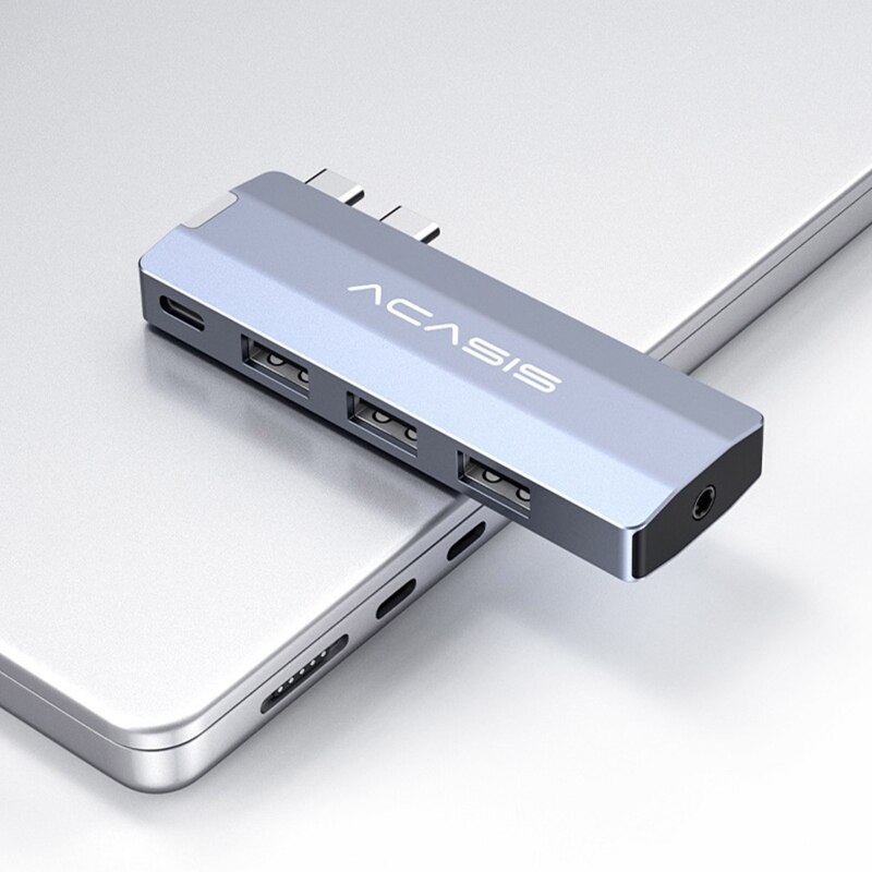 634A 5 in 1 Type-C USB Hub Docking Station 40Gbps ... – Grandado