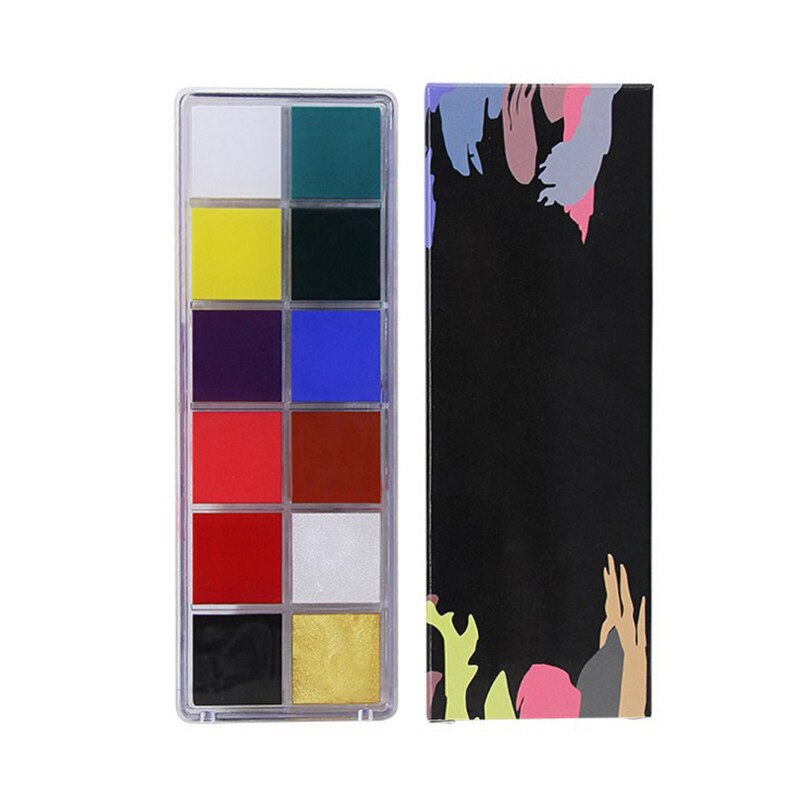 12 Colors Face / Body Oil Paint Women Men Face Bea... – Grandado