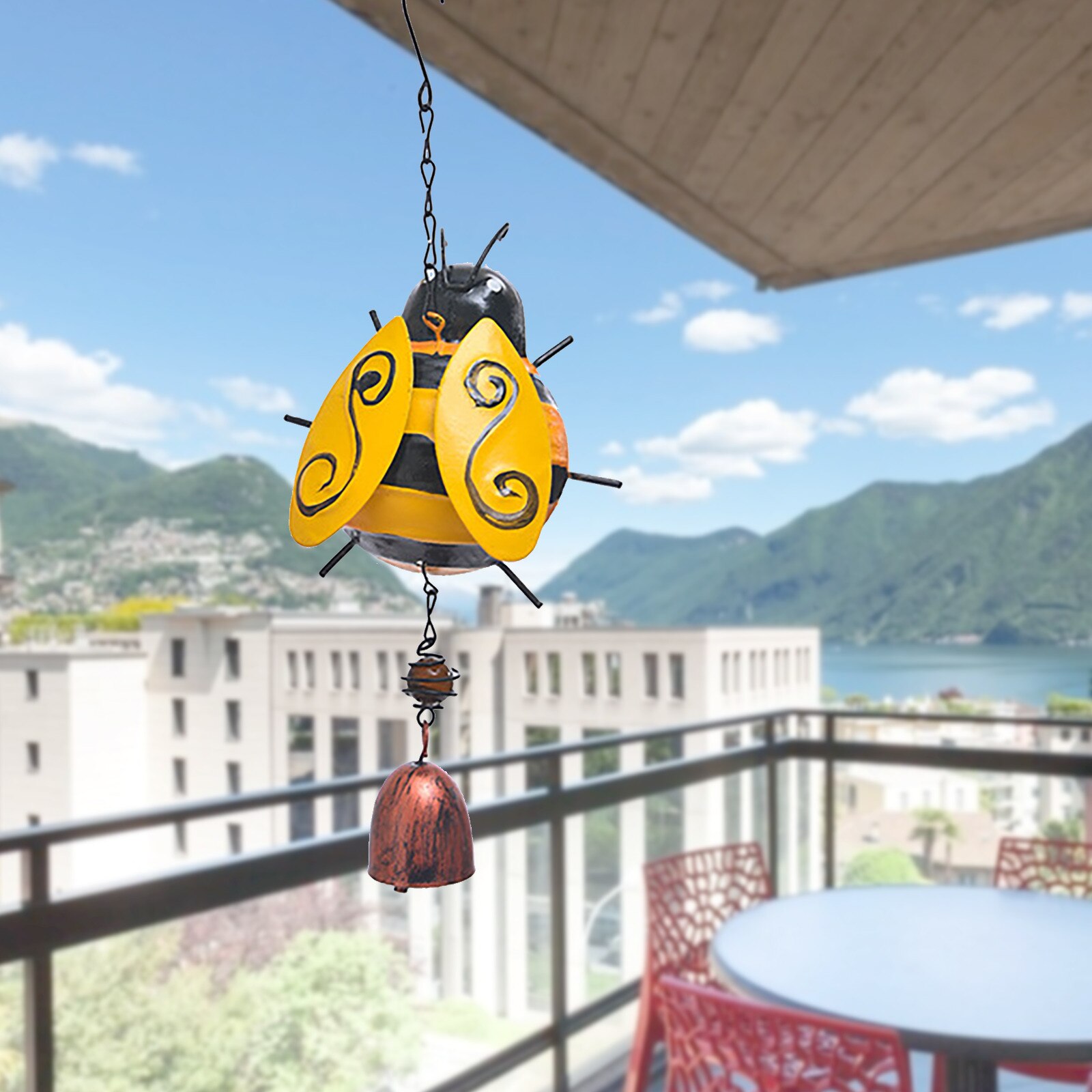40# 1pcs Bee Bells Wind Chimes Decoration Indoor D... – Grandado