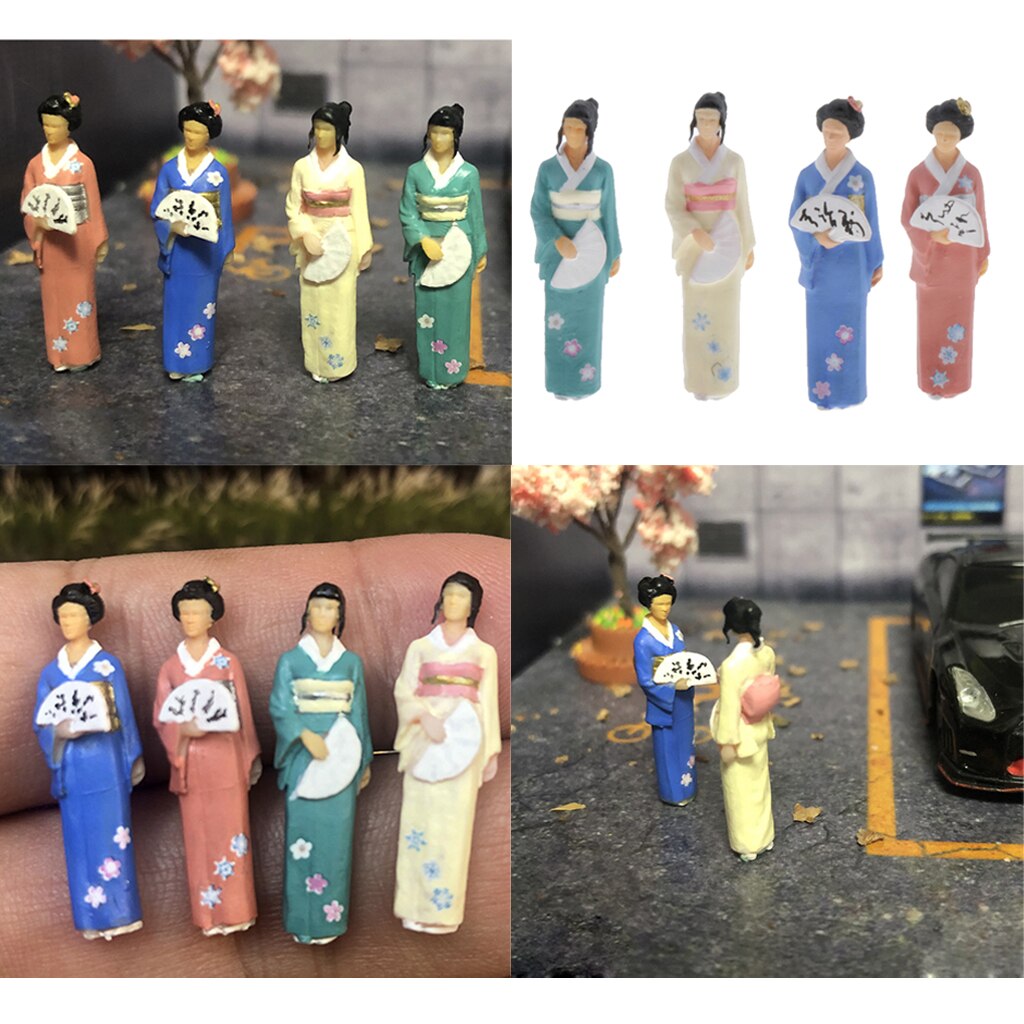 1/64 Japanese Women Mini Figure PVC People Model S... – Vicedeal