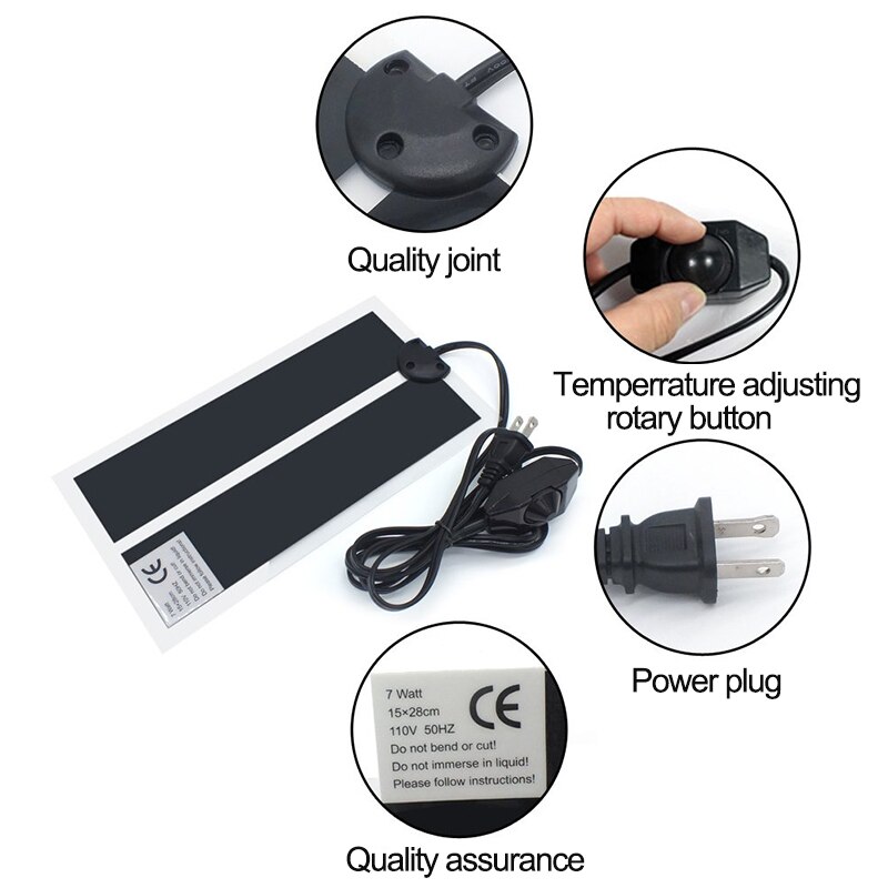 5W/7W/14W/20W Pet Heating Pad Reptile Electric Bla... – Vicedeal