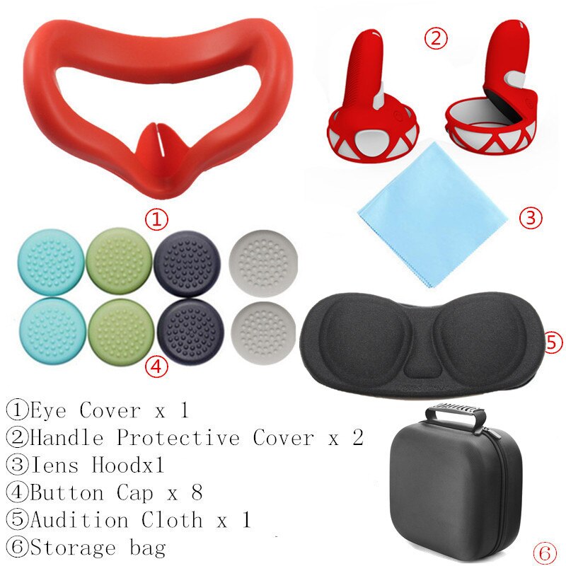 Oculus Quest 2 Case VR Touch Controller Shell Lens... – Grandado