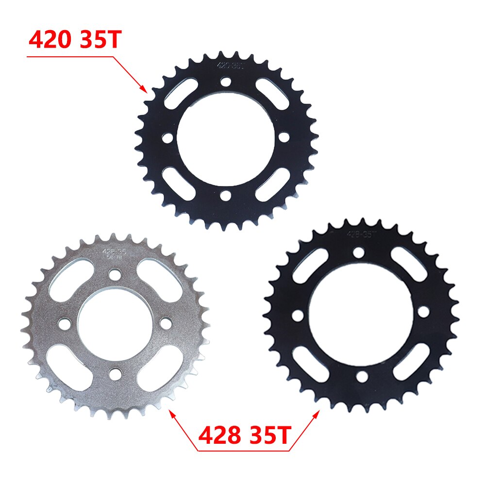 420/428 Chains 35T Motorcycle Chain Sprockets Rear... – Vicedeal