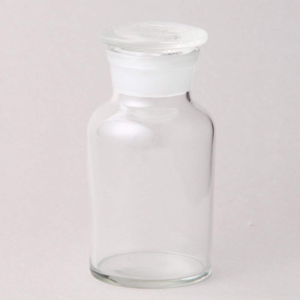 250ml Laboratory Clear Glass Reagent Bottle,Wide M... – Grandado
