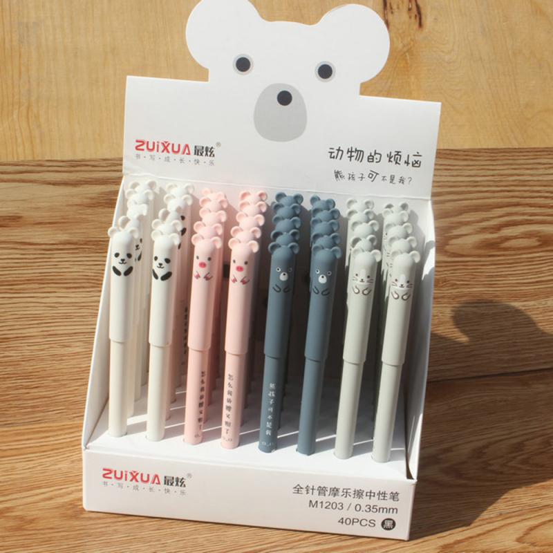 4 Stuks 0.35Mm Uitwisbare Pen Blauw Gel Inkt Penne... – Grandado