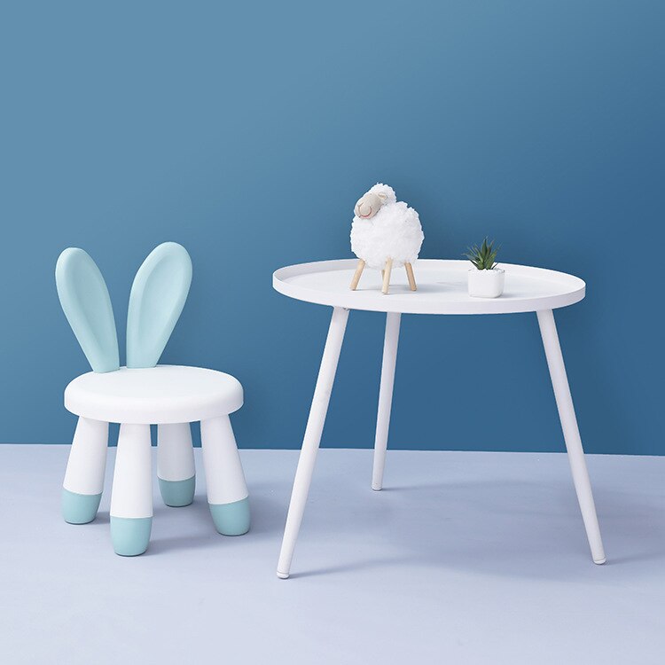 Children's Backrest Eating Bunny Stool Chair Plast... – Vicedeal