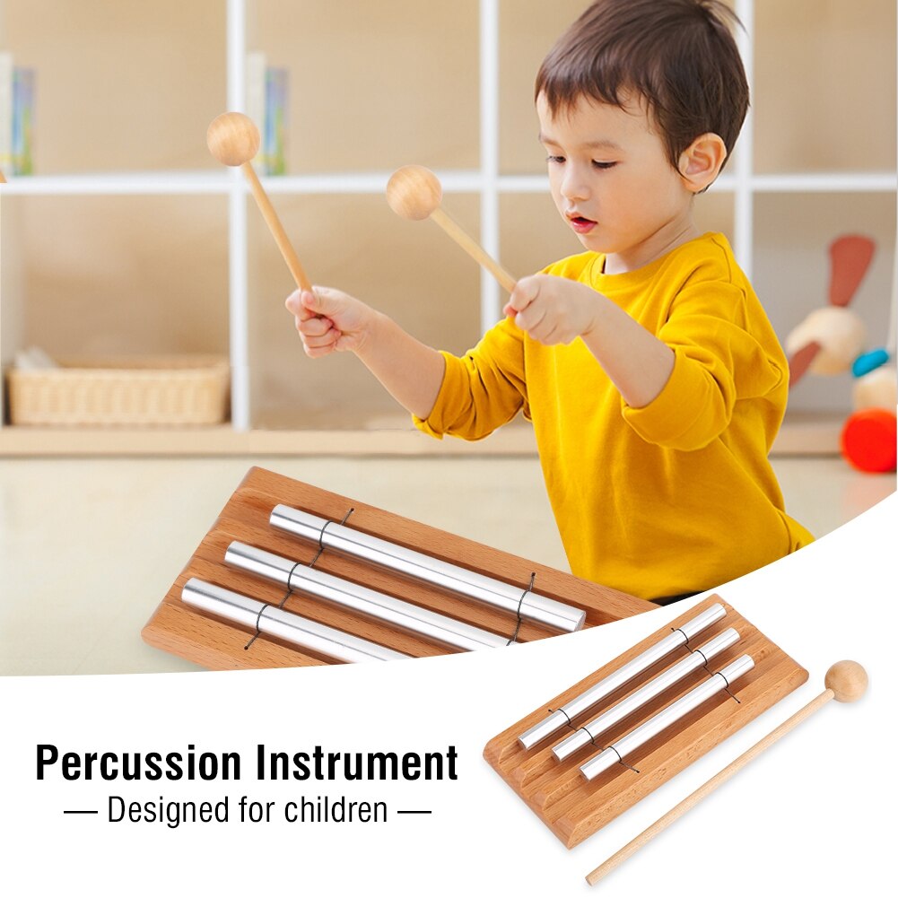 3-Tone Percussion Instrument With Mallet Musical E... – Grandado