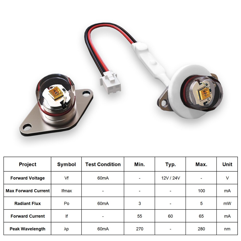 High UV LED Light with Deep Uv 270nm 275nm 280nm U... – Grandado