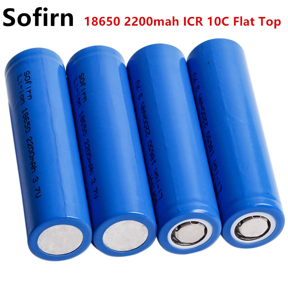Sofirn 3.7V 2200mAh 18650 Rechargeable ICR 10C Fla... – Grandado