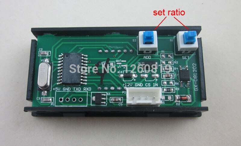 Red LED Motor Tachometer Speed Measure Meter panel... – Grandado