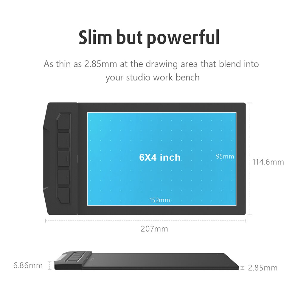 SYNHWEI X1 6×4 inch Graphics Drawing Tablet For Os... – Grandado