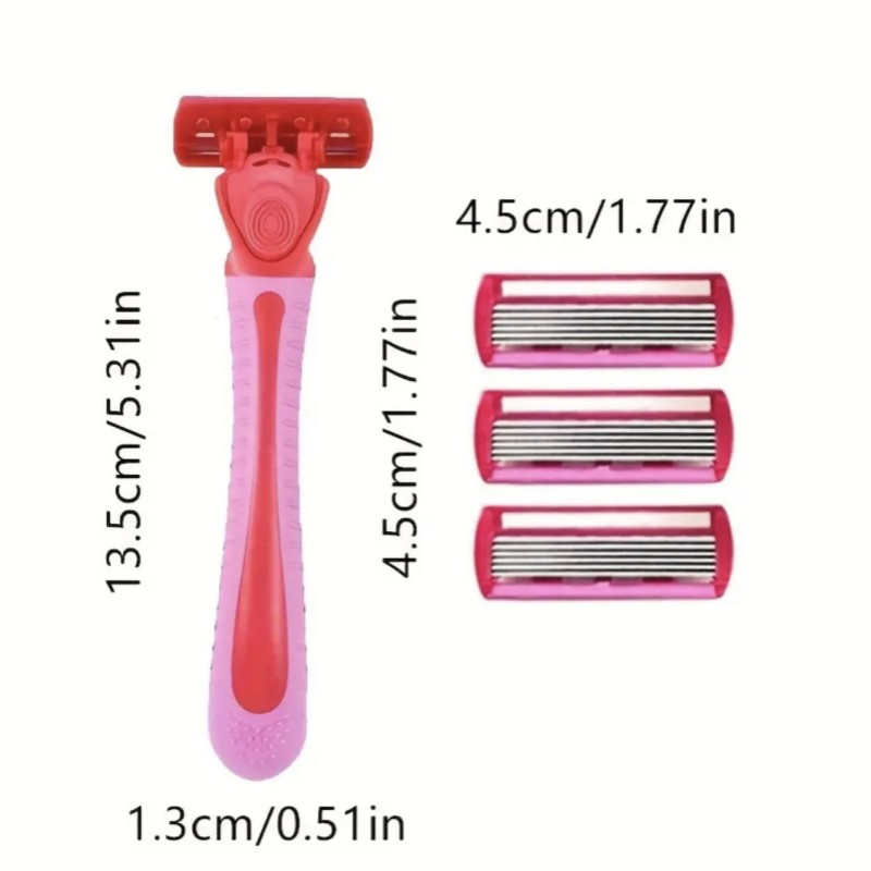 6-Layer Blades Safety Razor Fusion Straight Shaver... – Grandado