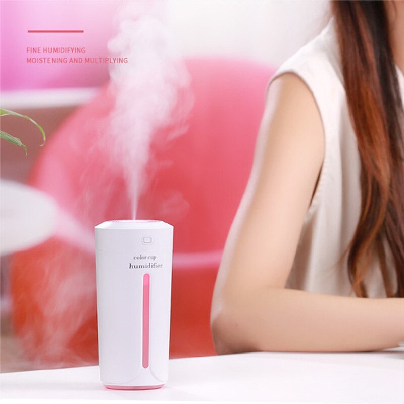 230ml mini ultralyds luftaroma luftfugter med led ... – Vicedeal