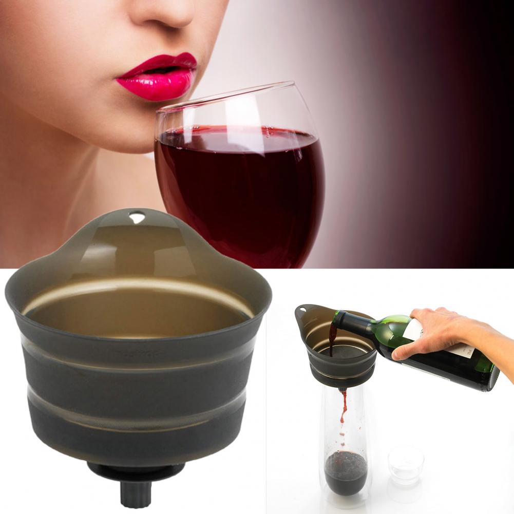 80%HOTRed Wine Filter Collapsible Barware Silicone... – Vicedeal