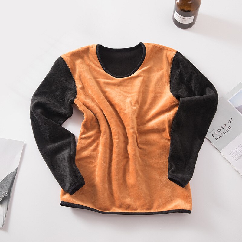 Naiset pitkät johns sametti sisällä pitkät hihat h... – Grandado