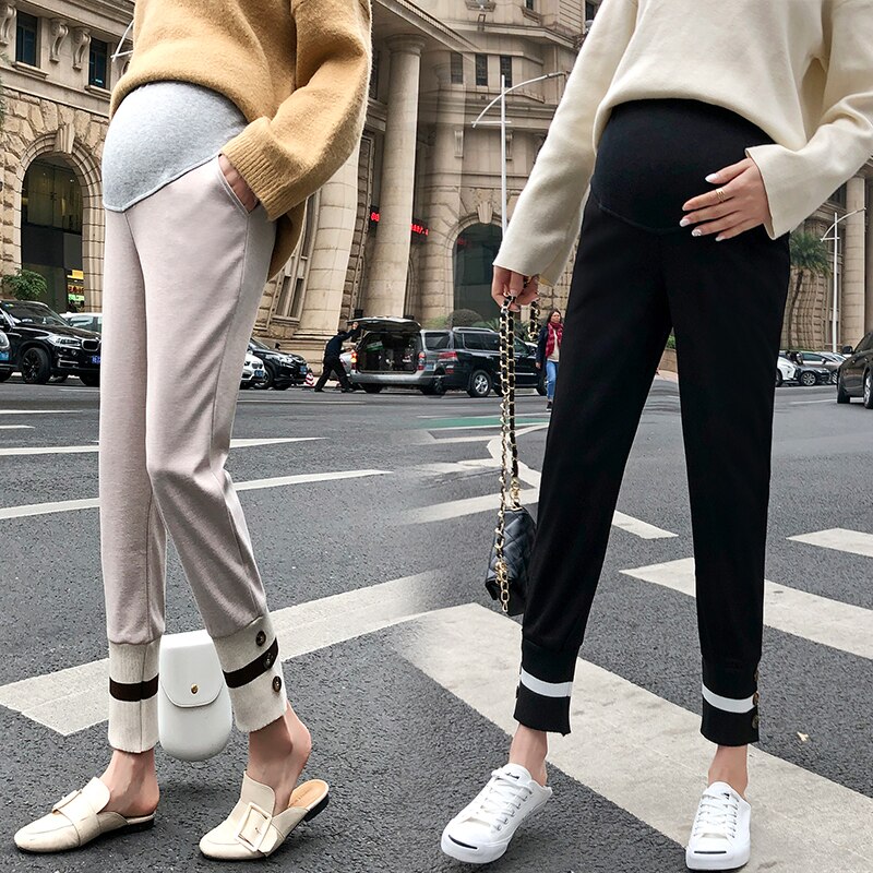 Korean Style Spring Autumn Maternity Haroun Pants ... – Grandado