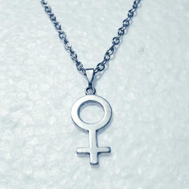 Kvinder feminist venus halskæde vintage kvinde sym... – Grandado