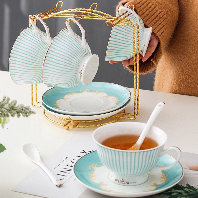 BN01043 European style luxury coffee cup set 250ml... – Grandado