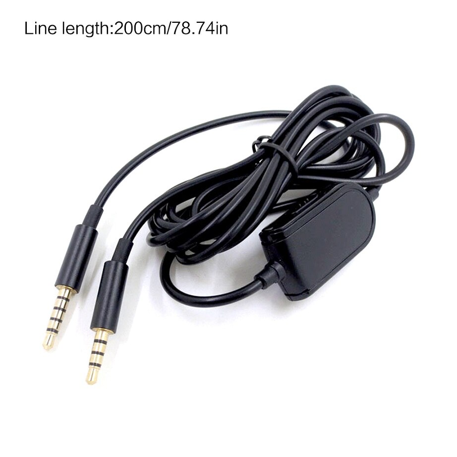 2M Black Gaming Headset Splitter Durable Extension... – Grandado