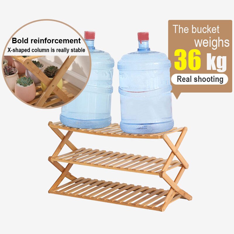 2/3 Tier Foldable Shoe Rack Plant Stand Shelf Stor... – Grandado