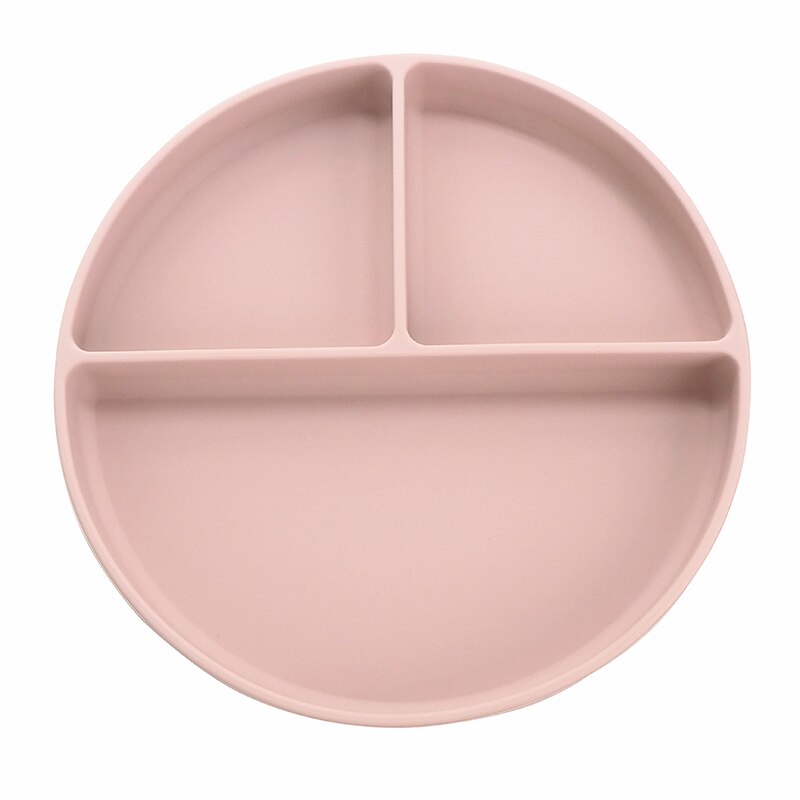 Chenkai 5Set 8 color Silicone Baby Round Dinner Pl... – Grandado