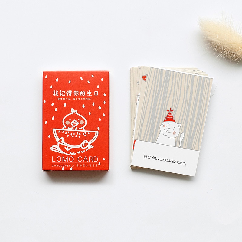 28 Sheets/Set Happy birthday Mini Lomo Postcard /G... – Grandado