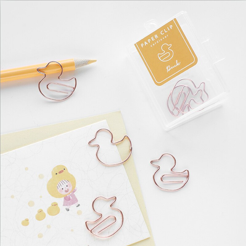 8 stks/partij Leuke Metal animal bookmark planner ... – Grandado