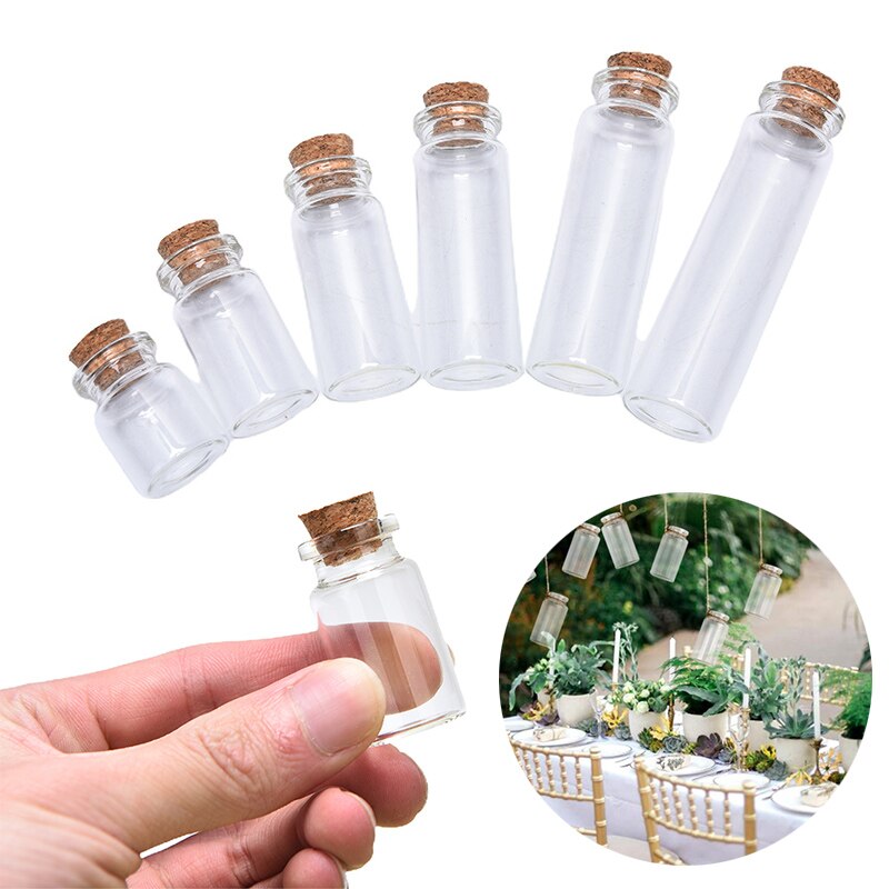 10Pcs 5/8/10/12/15/20ml Christmas Wish Bottles Sma... – Grandado