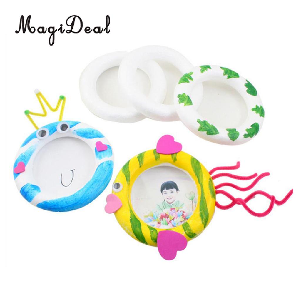 10x Round Circle Styrofoam Foam Material for Kids ... – Grandado