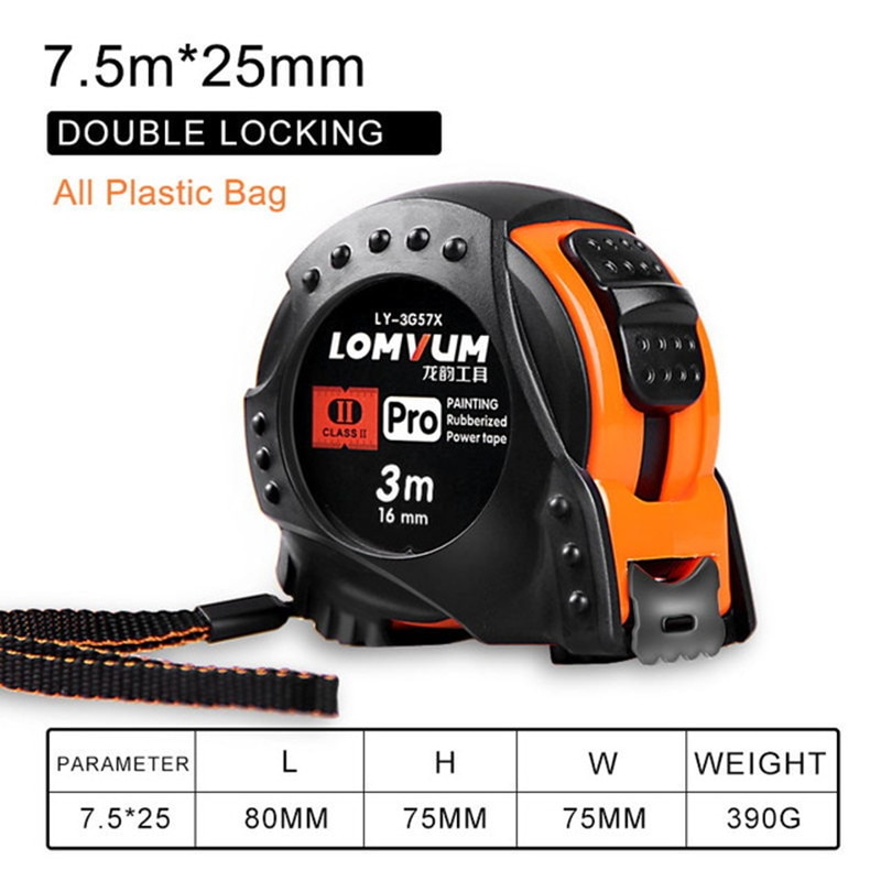 LOMVUM 3M Steel Tape Measure Double-sided 5M Tapes... – Grandado