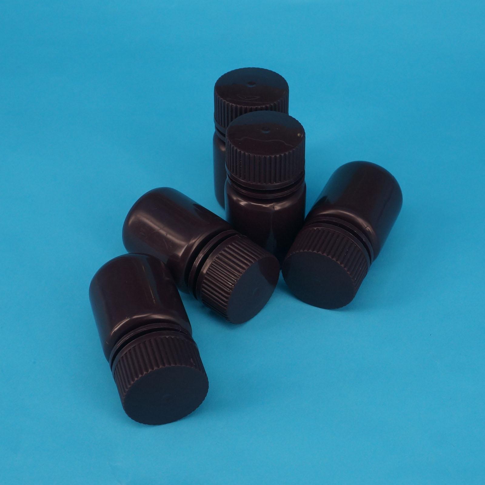 Lot5 30 Ml Bruin Pp Plastic Cilindrische Chemische... – Vicedeal