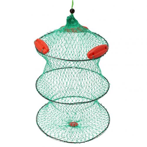 Foldable Round Nylon Fishing Bait Net Mesh Trap Ca... – Grandado