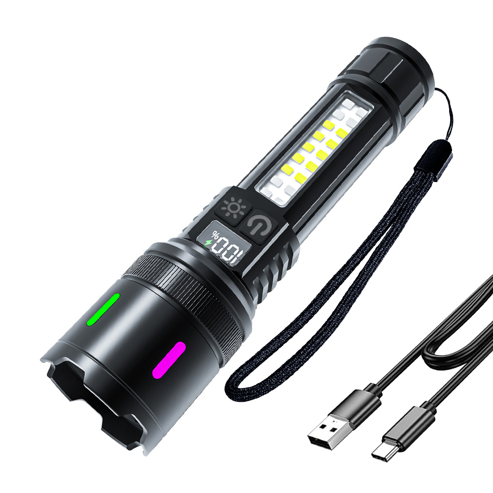 Boruit usb c oppladbar led-lommelykt med 400lm zoo... – Vicedeal