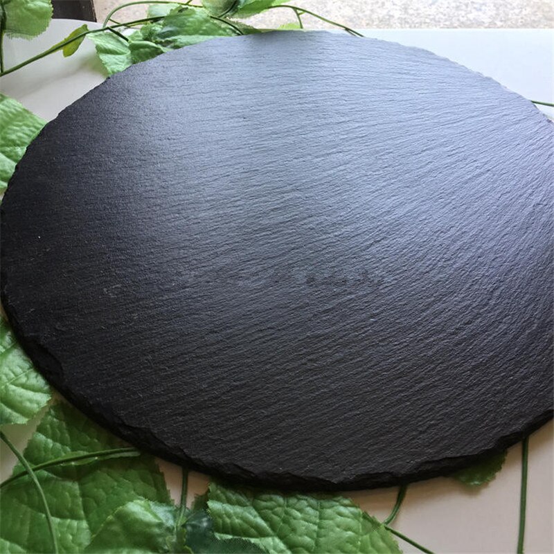Western Round Natural Steak Plates Slate Dinner Pl... – Grandado