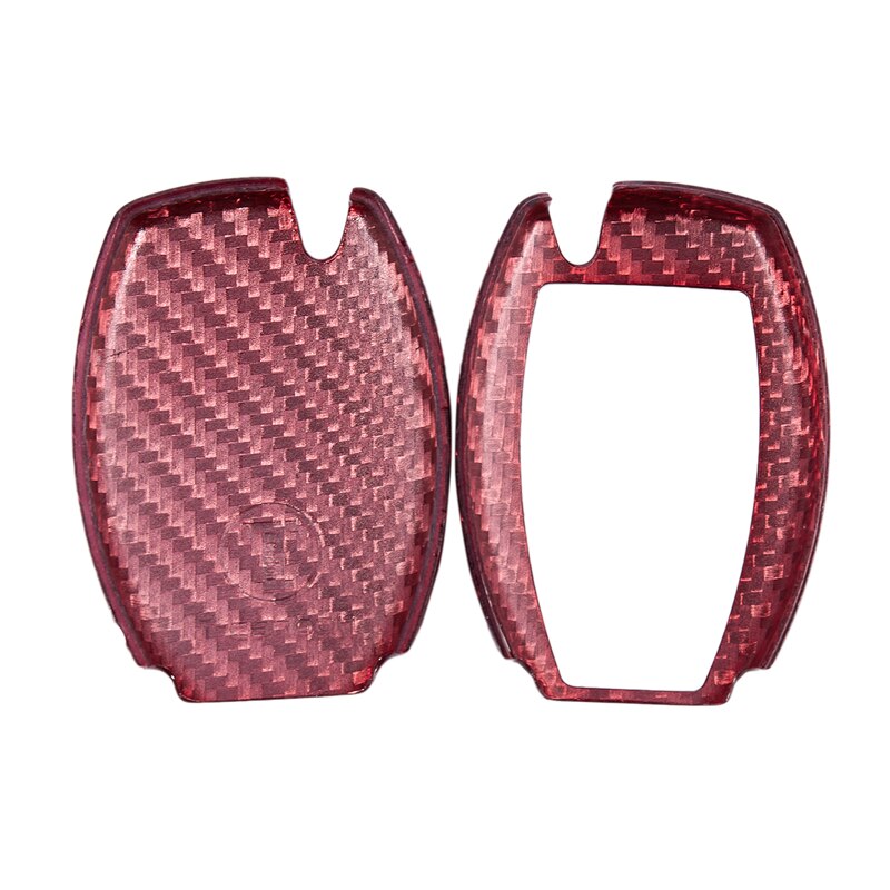 Premium Real Carbon Fiber Red Key Fob Cover Fit fo... – Vicedeal