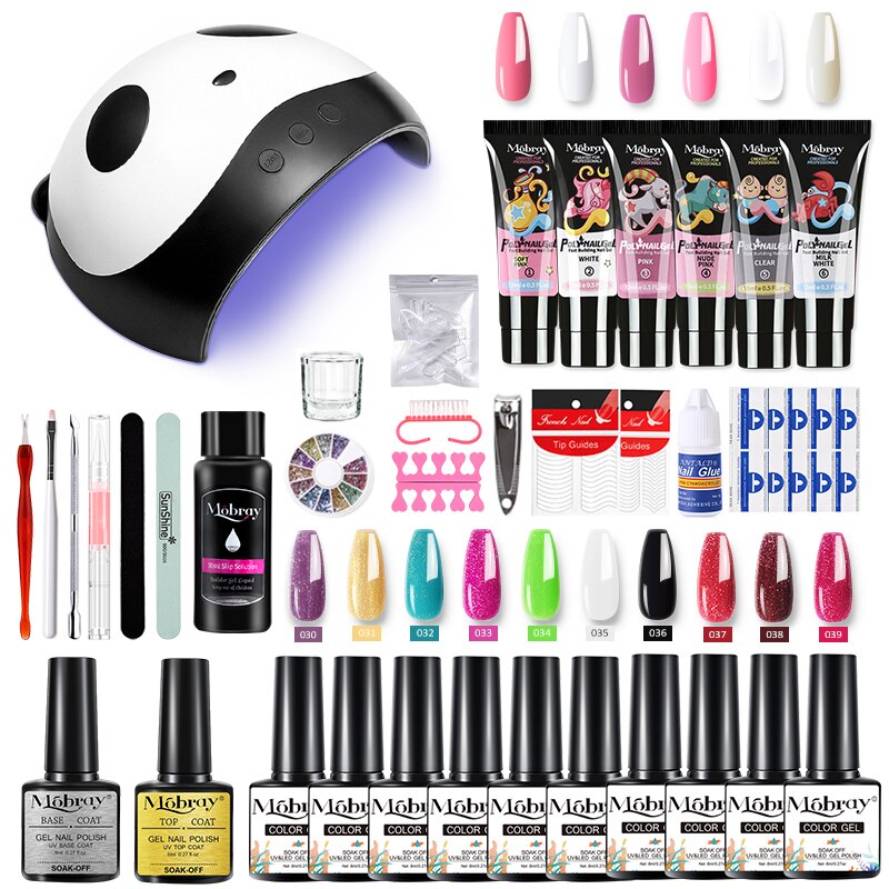 Mobray 10/6 Color Gel Nail Polish Set With 54W UV ... – Grandado