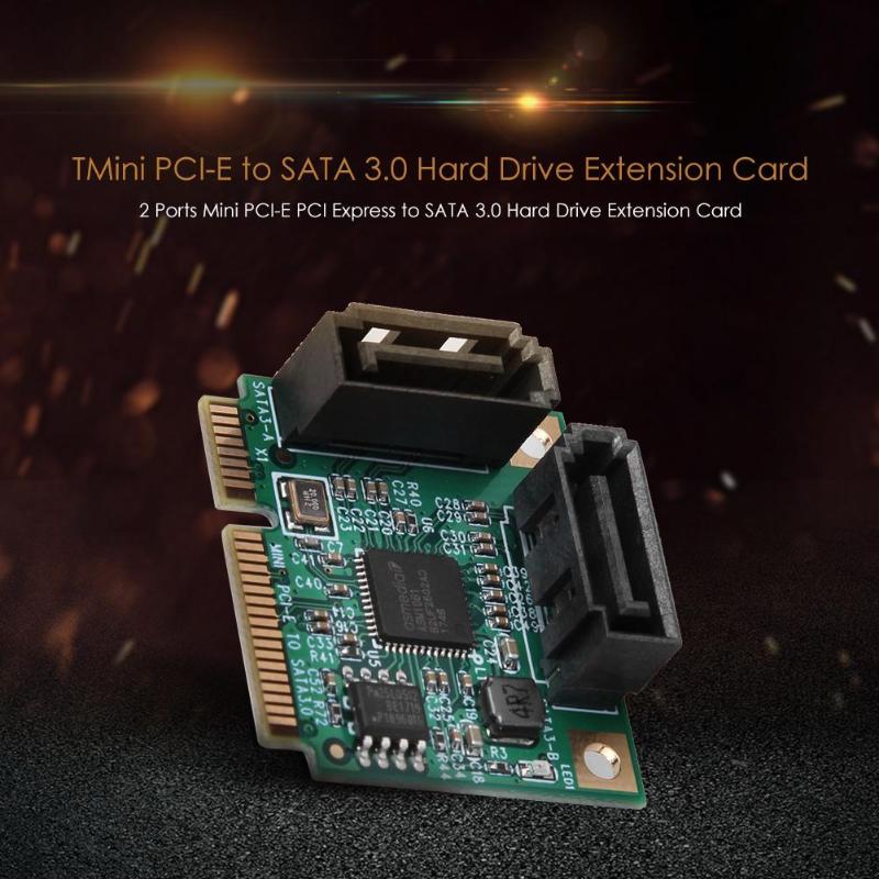 2 Ports Mini PCI-E PCI Express zu SATA 3,0 Festpla... – Grandado