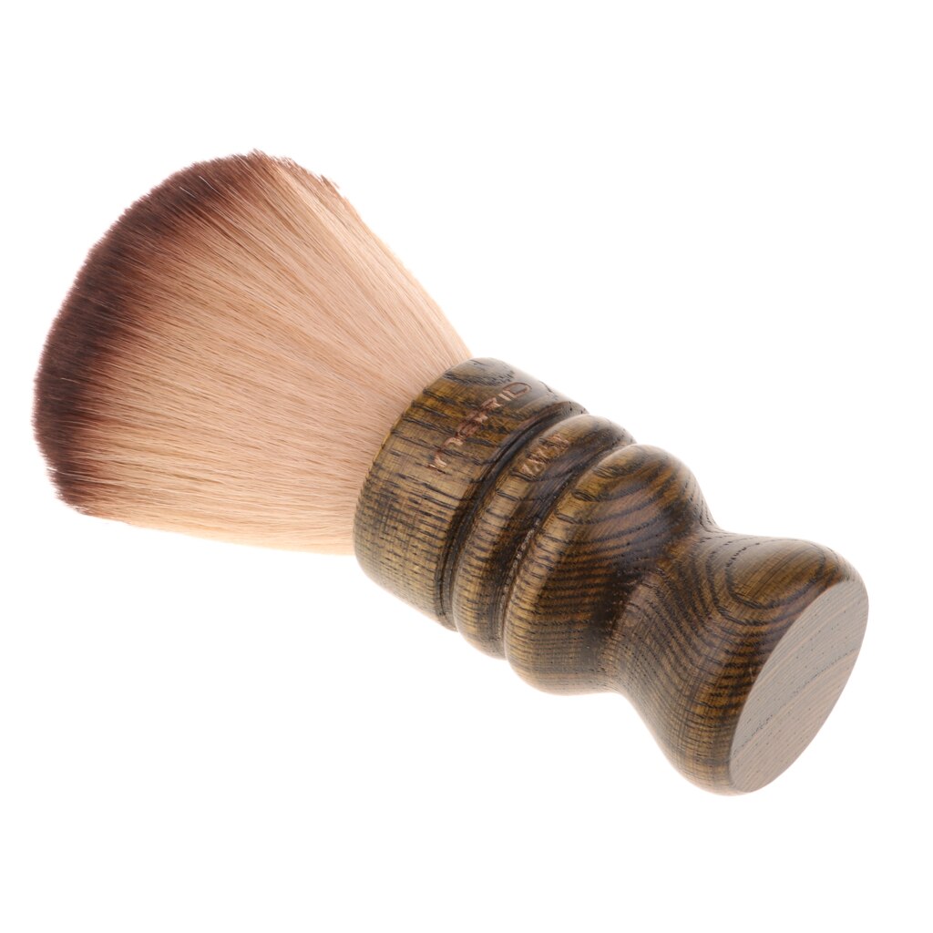 Wooden Handle Men Mustache Shaving Neck Duster Bru... – Vicedeal