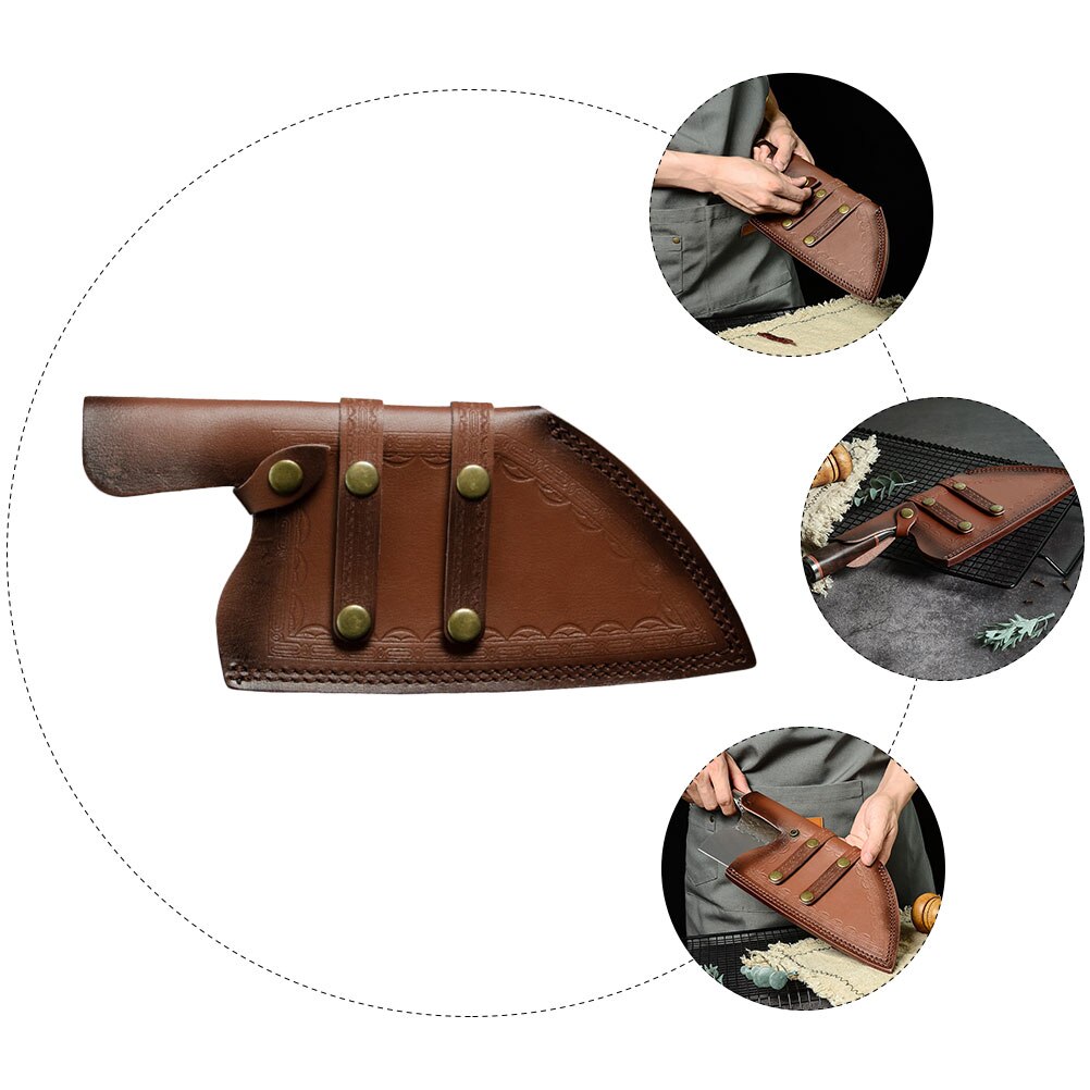 Outdoor Lederen Messen Schede Outdoor Camping Mess... – Vicedeal